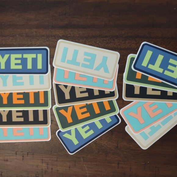 Yeti | Other | 5 Yeti Stickers | Poshmark